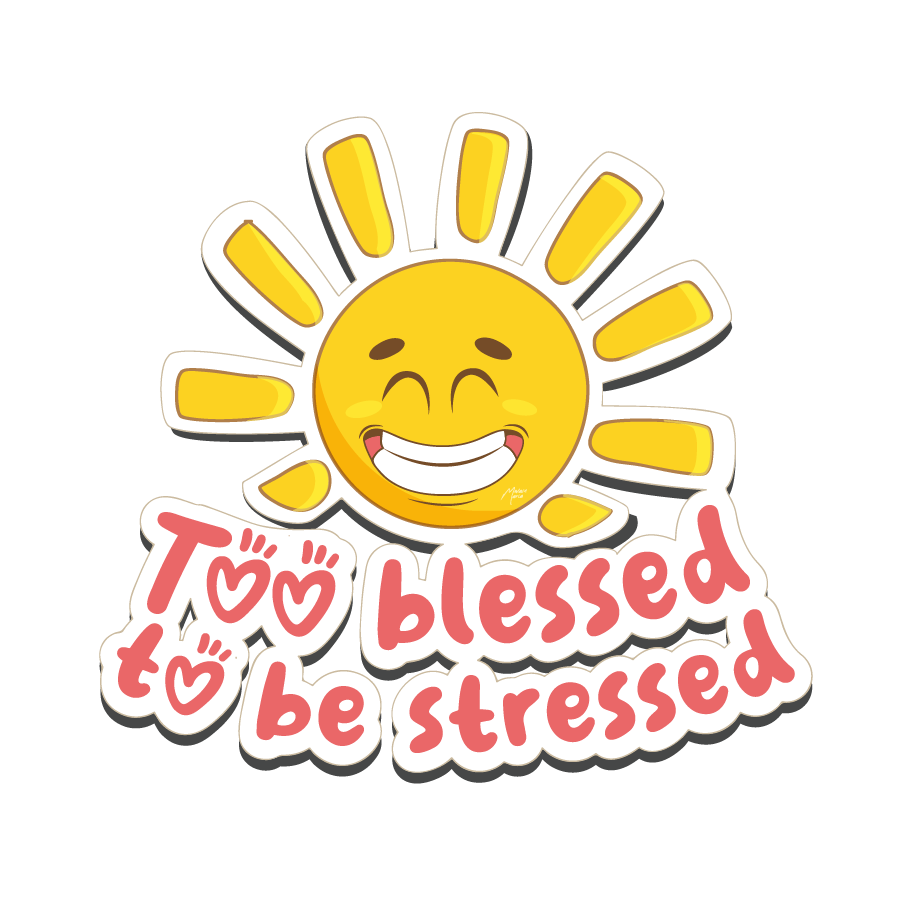 Too Blessed Sticker - Sapatuu