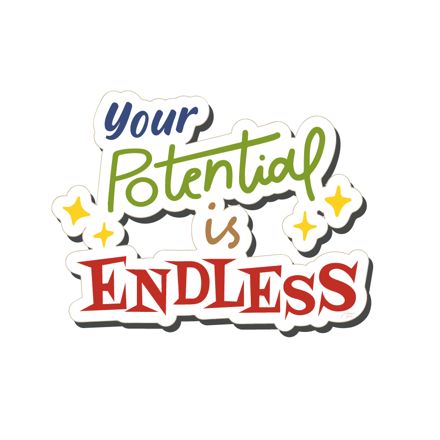 Your Potential Sticker - Sapatuu